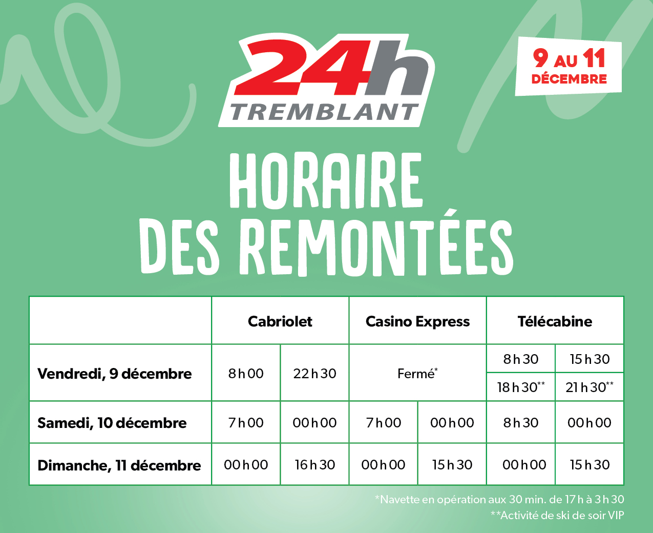 Préparez votre week-end | 24h Tremblant